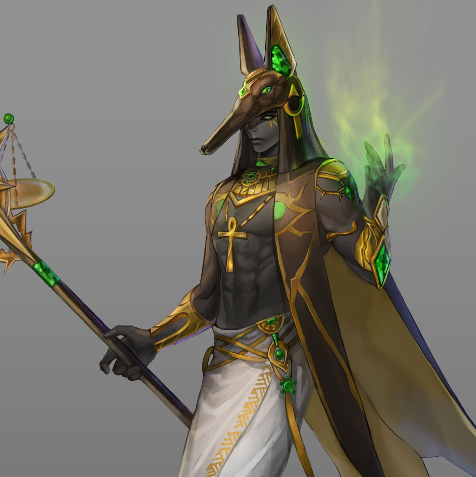 ArtStation - Anubis concept wizard