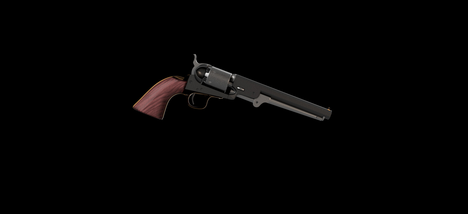 ArtStation - Colt Navy 1851 (Fan creation 3D model for 3D-printing)