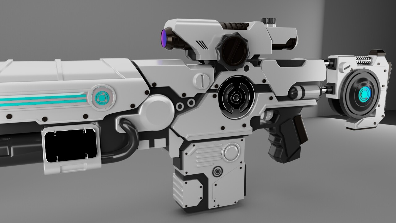 ArtStation - Sci-fi gun