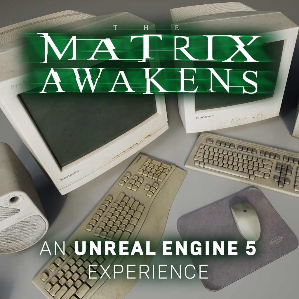ArtStation - The Matrix Awakens PC props