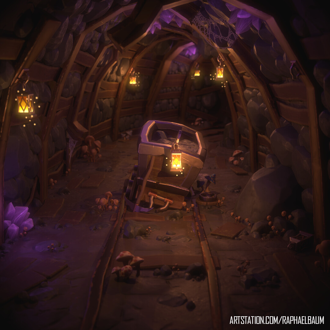 ArtStation - Abandoned Mine