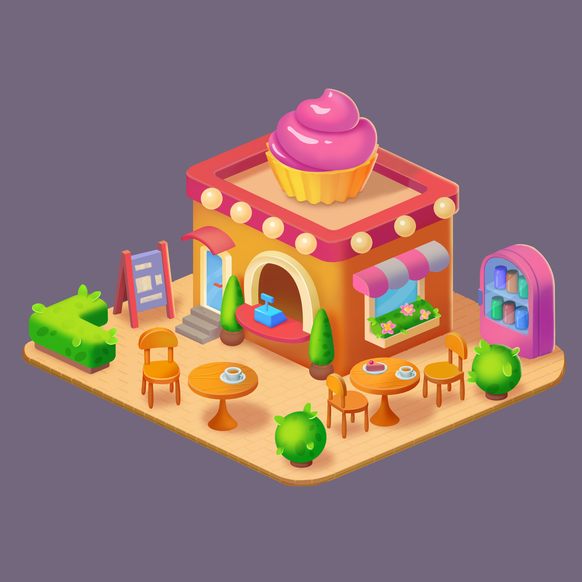 ArtStation - Casual cafe