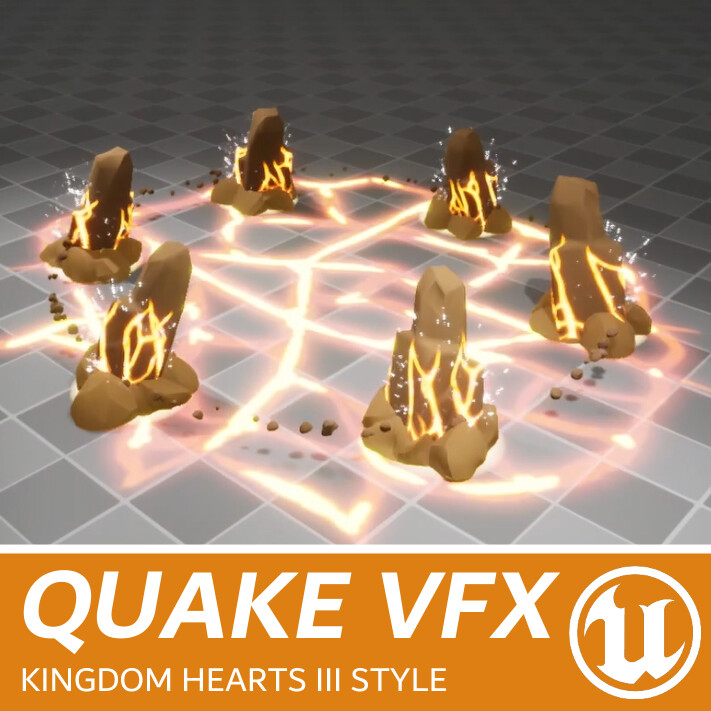 ArtStation - Quake Spells - Kingdom Hearts III Style Magic Effects