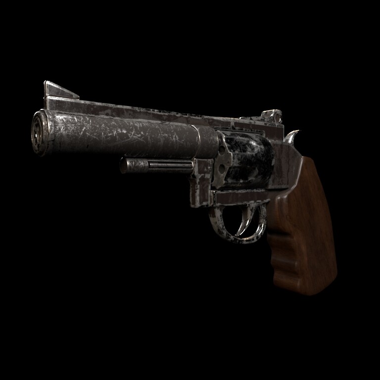 ArtStation - Revolver (Game asset)