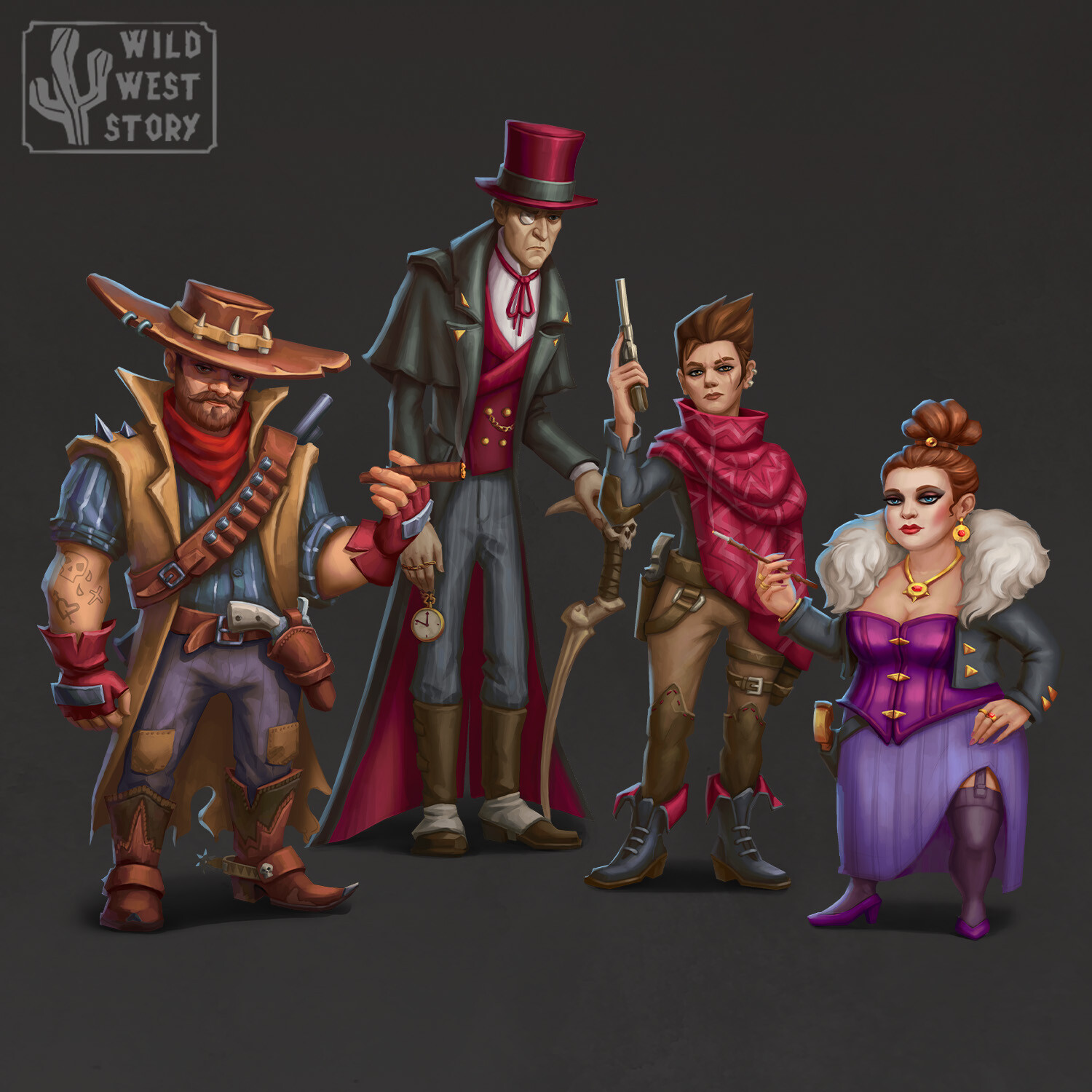 ArtStation - Wild West Story - Characters