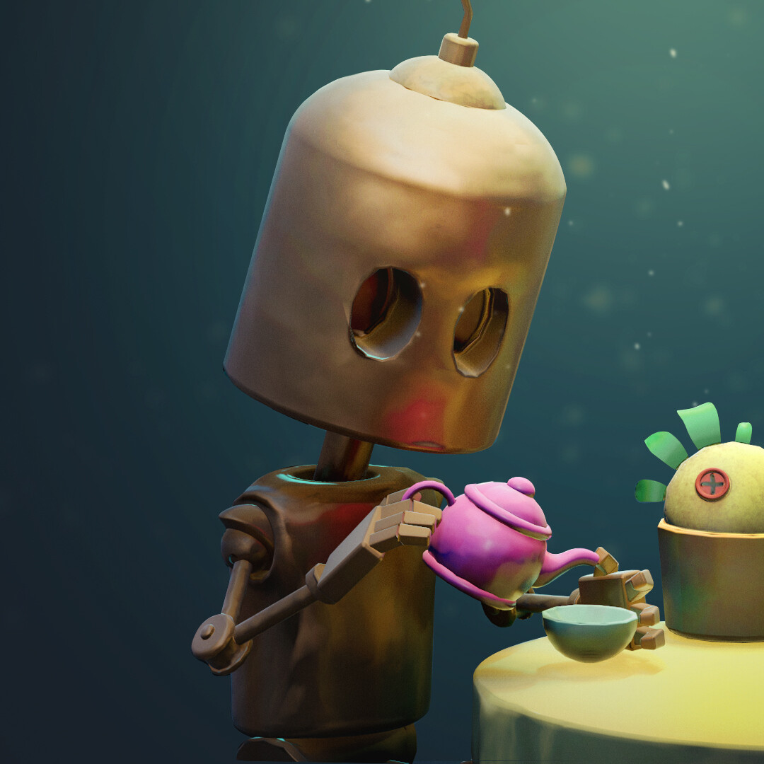 ArtStation - Robot Teaparty