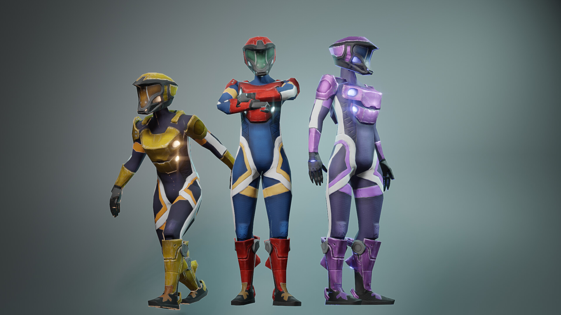 ArtStation - Character and Hands Model - Ghost League [VR Game]