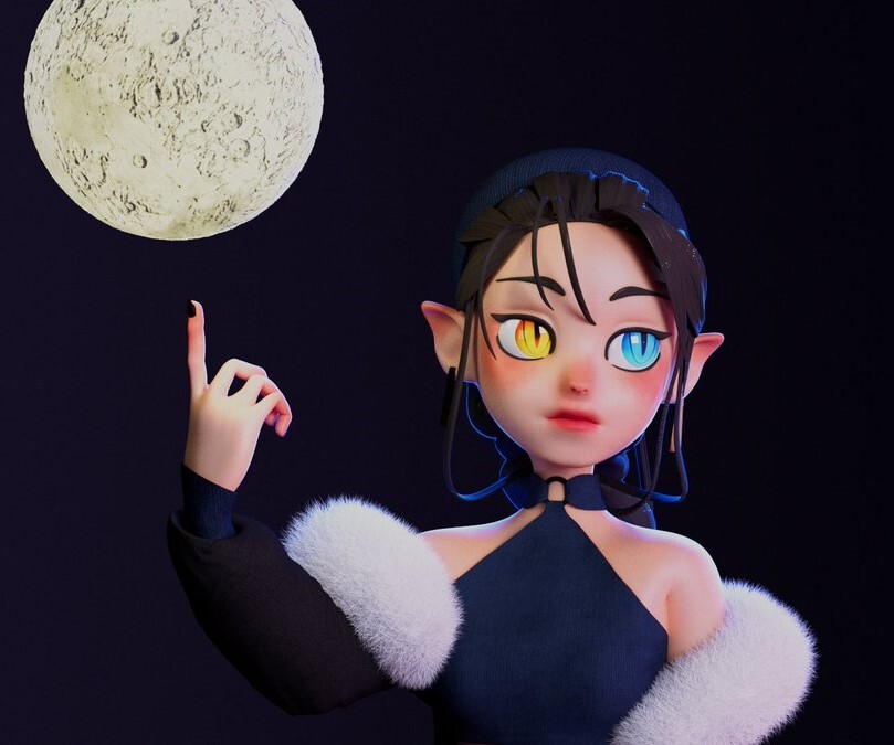 ArtStation - Original Character [NOX] Modeling