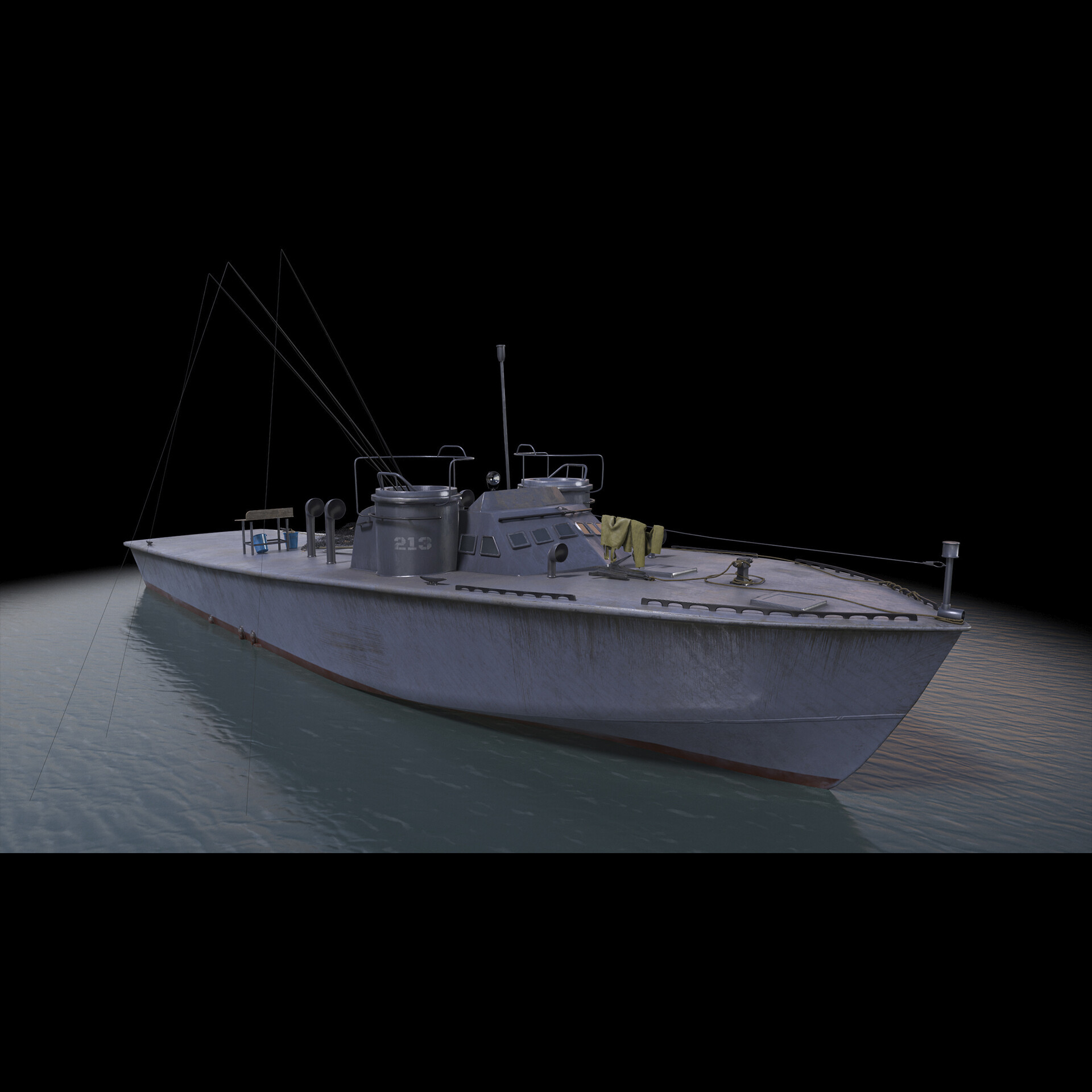 ArtStation - pt boat