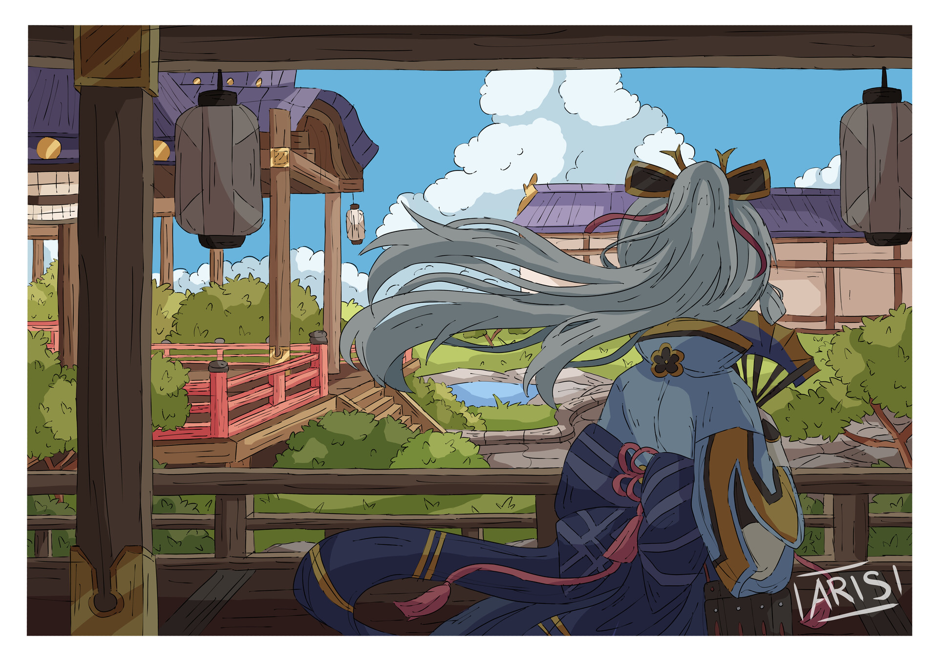 ArtStation - KAMISATO AYAKA