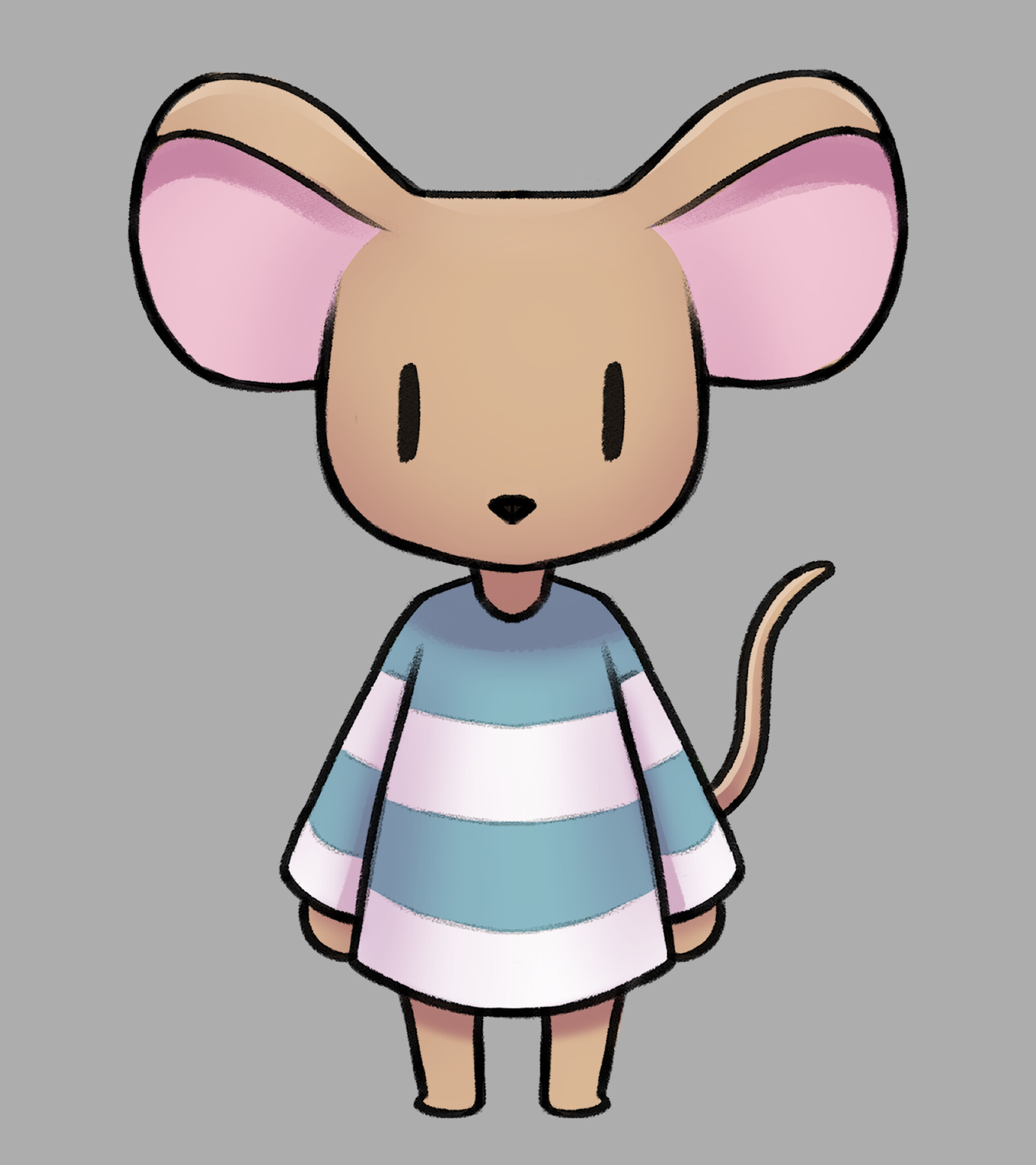ArtStation - Simple Mouse Character Design