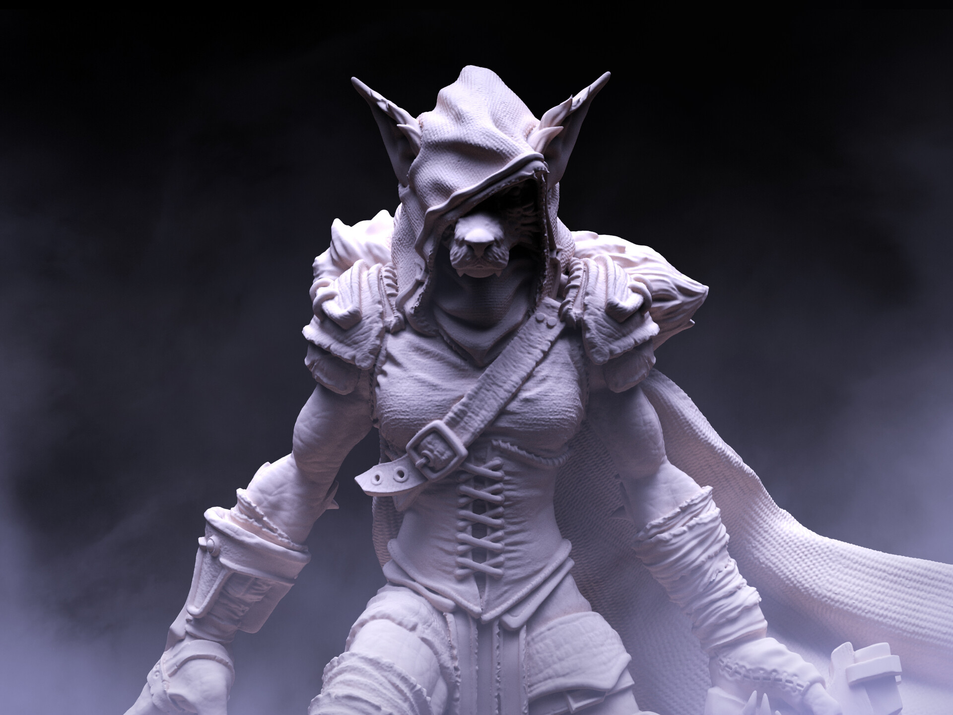 ArtStation - WereWolf Miniature