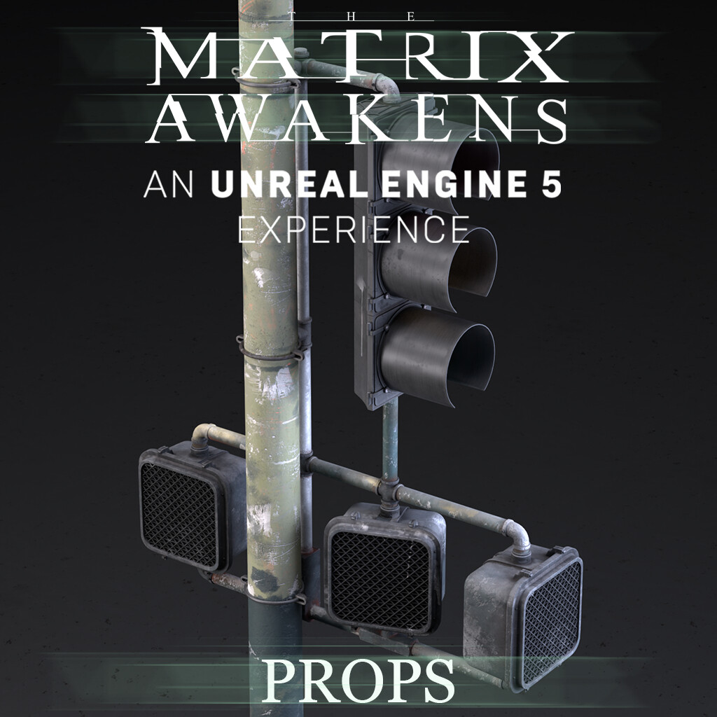 ArtStation - Matrix Demo UE5 Props