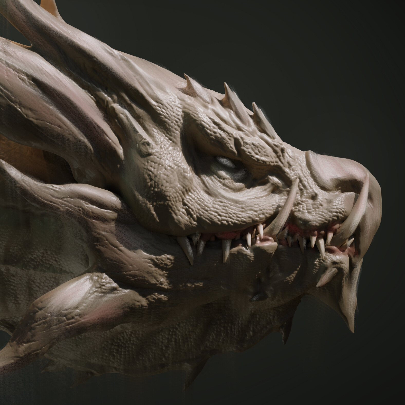 ArtStation - Dragon Head Sculpt