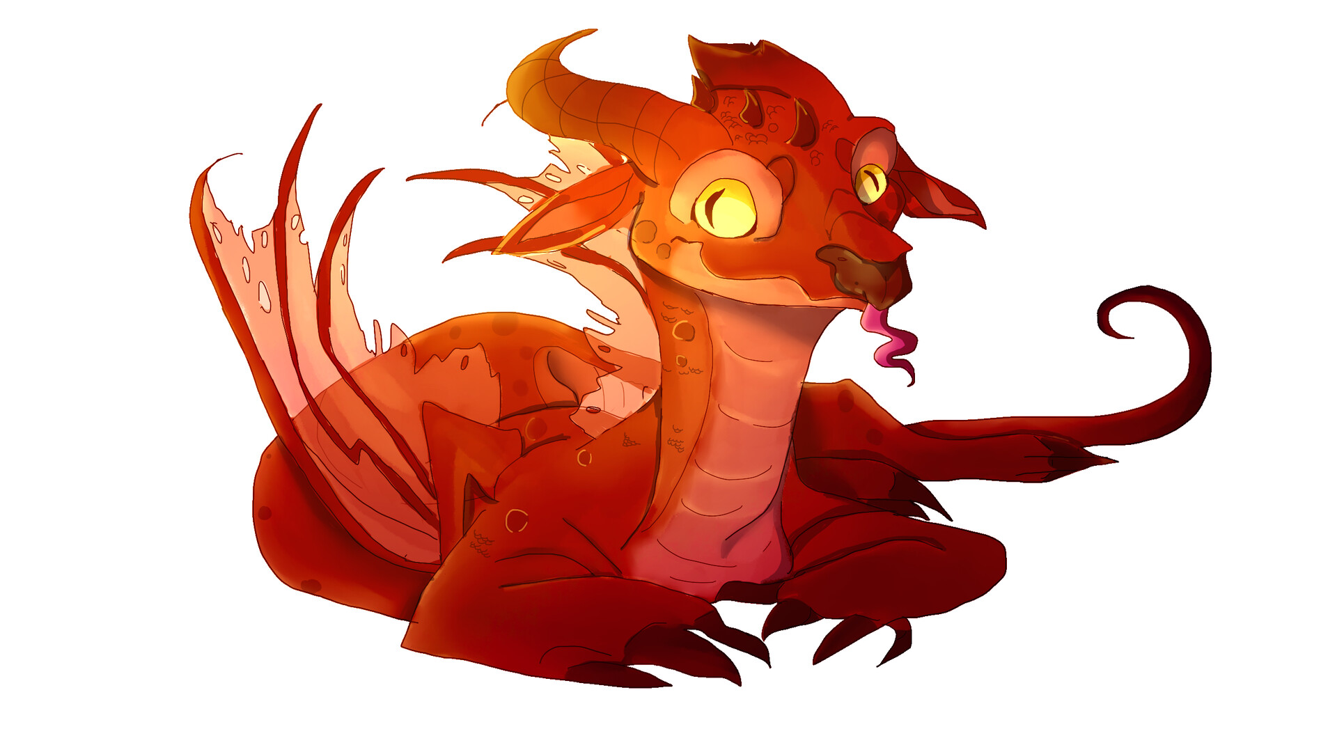 ArtStation - Friendly Dragon