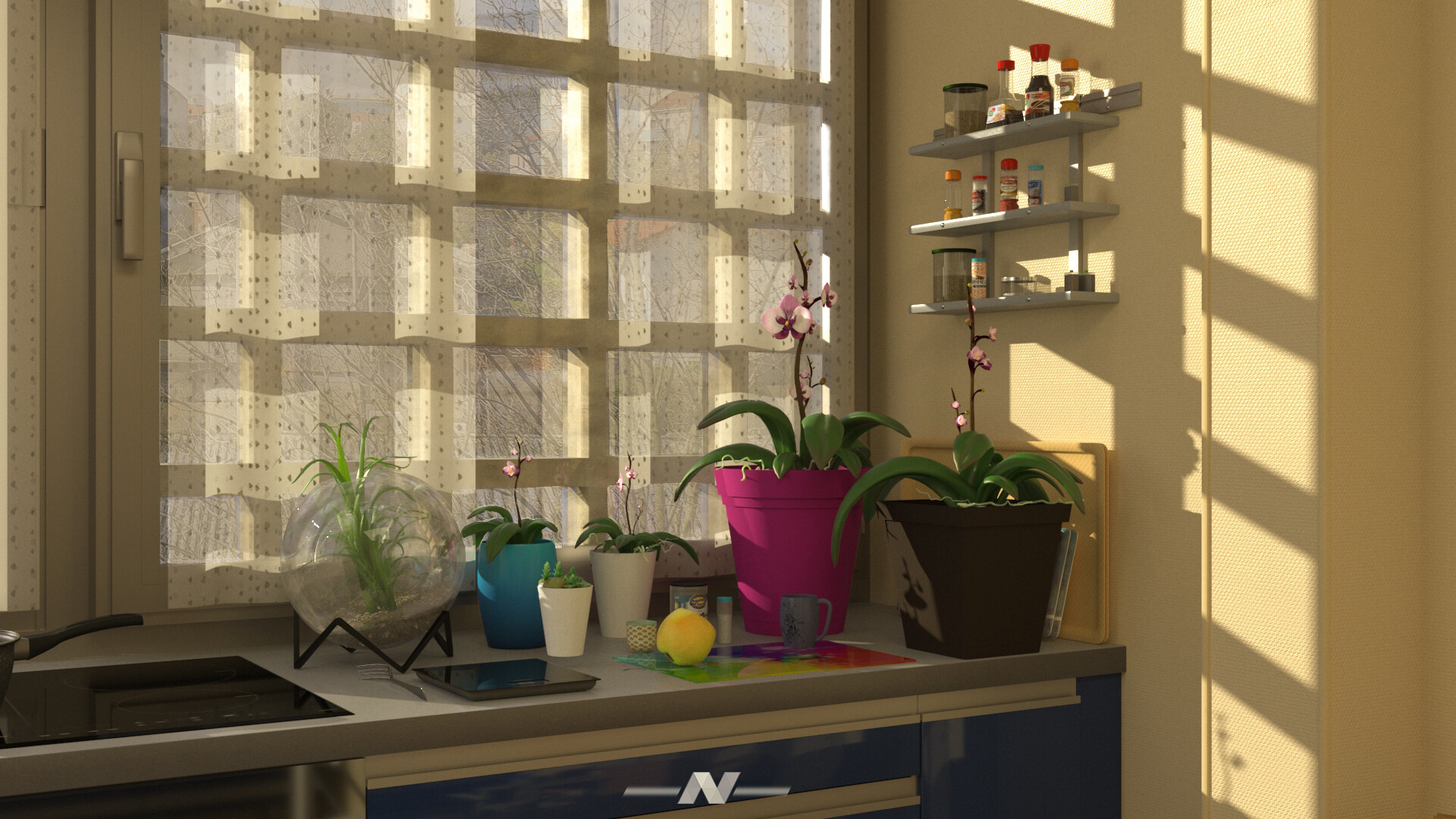 ArtStation - Afternoon Kitchen