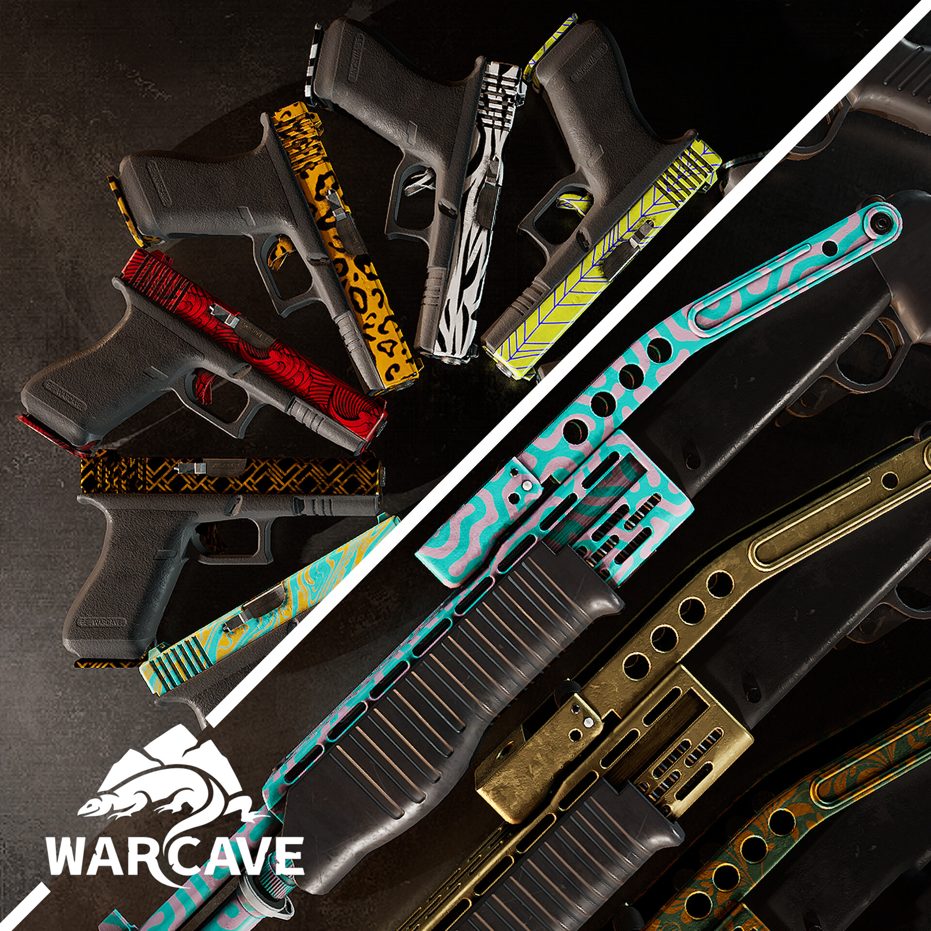 ArtStation - Outrun project Guns