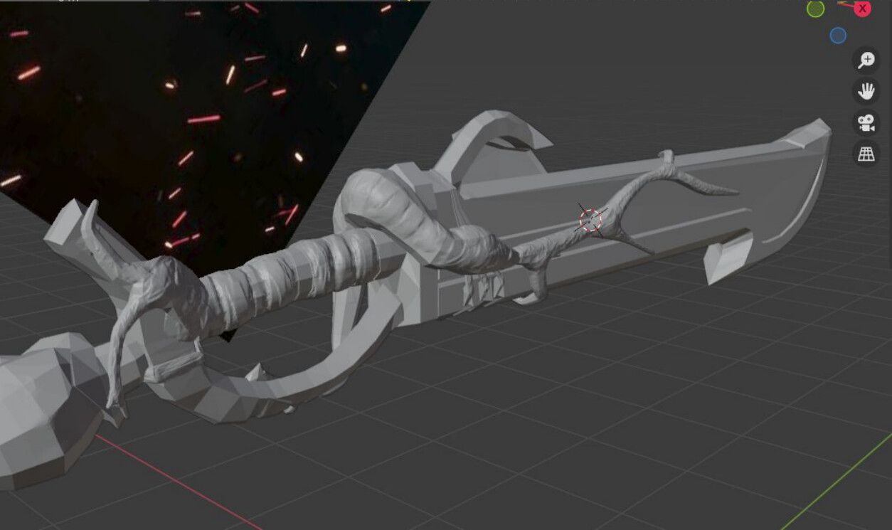 ArtStation - sci fi sword