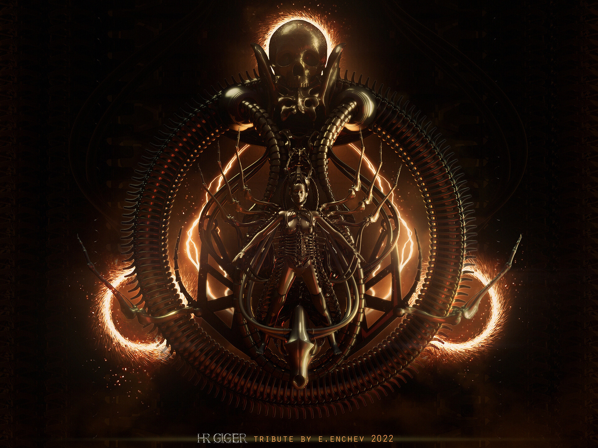 ArtStation - Giger tribute