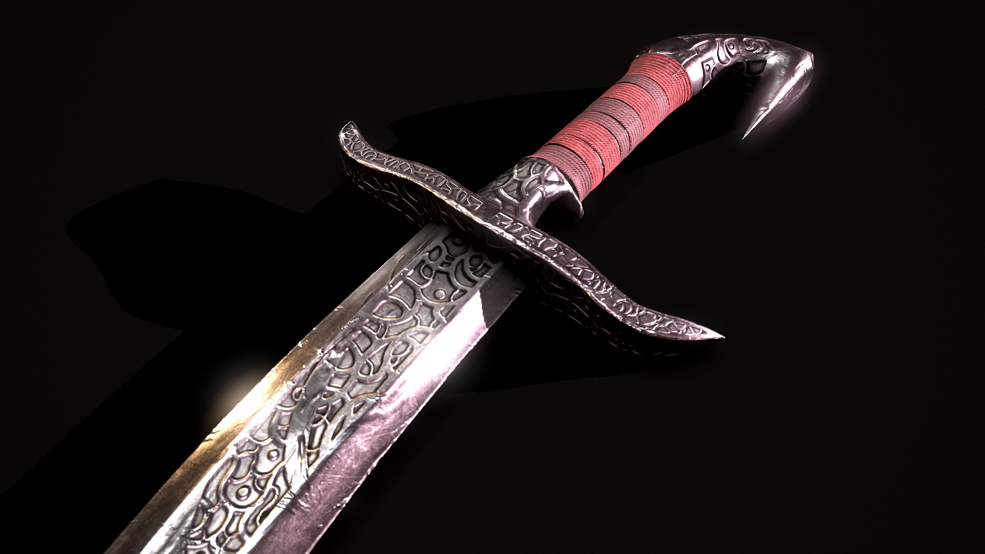 ArtStation - Iron dagger props concept