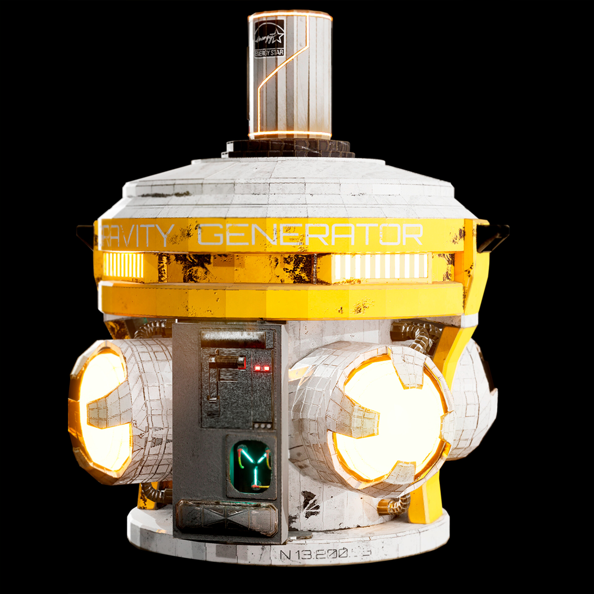 ArtStation - Gravity Generator Modeling and Texturing