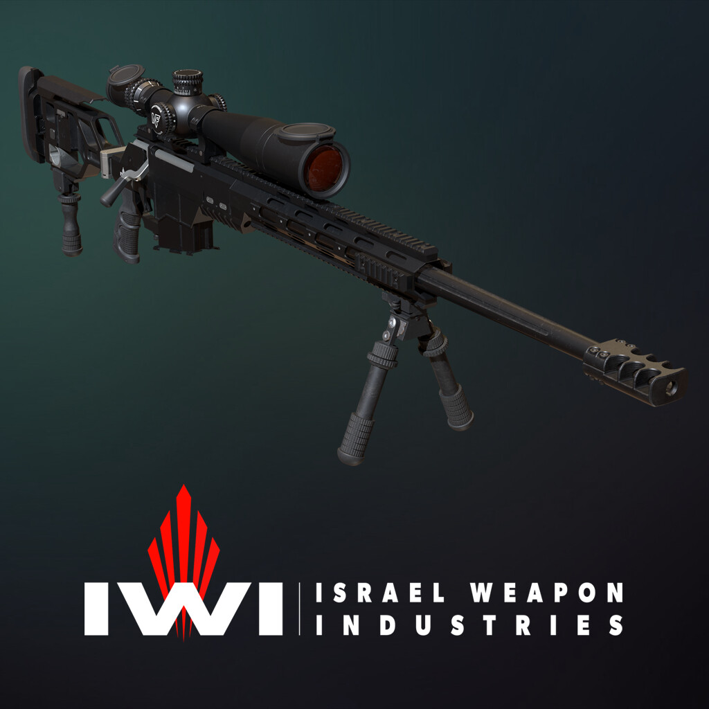 ArtStation - IWI Dan .338 Precision Rifle