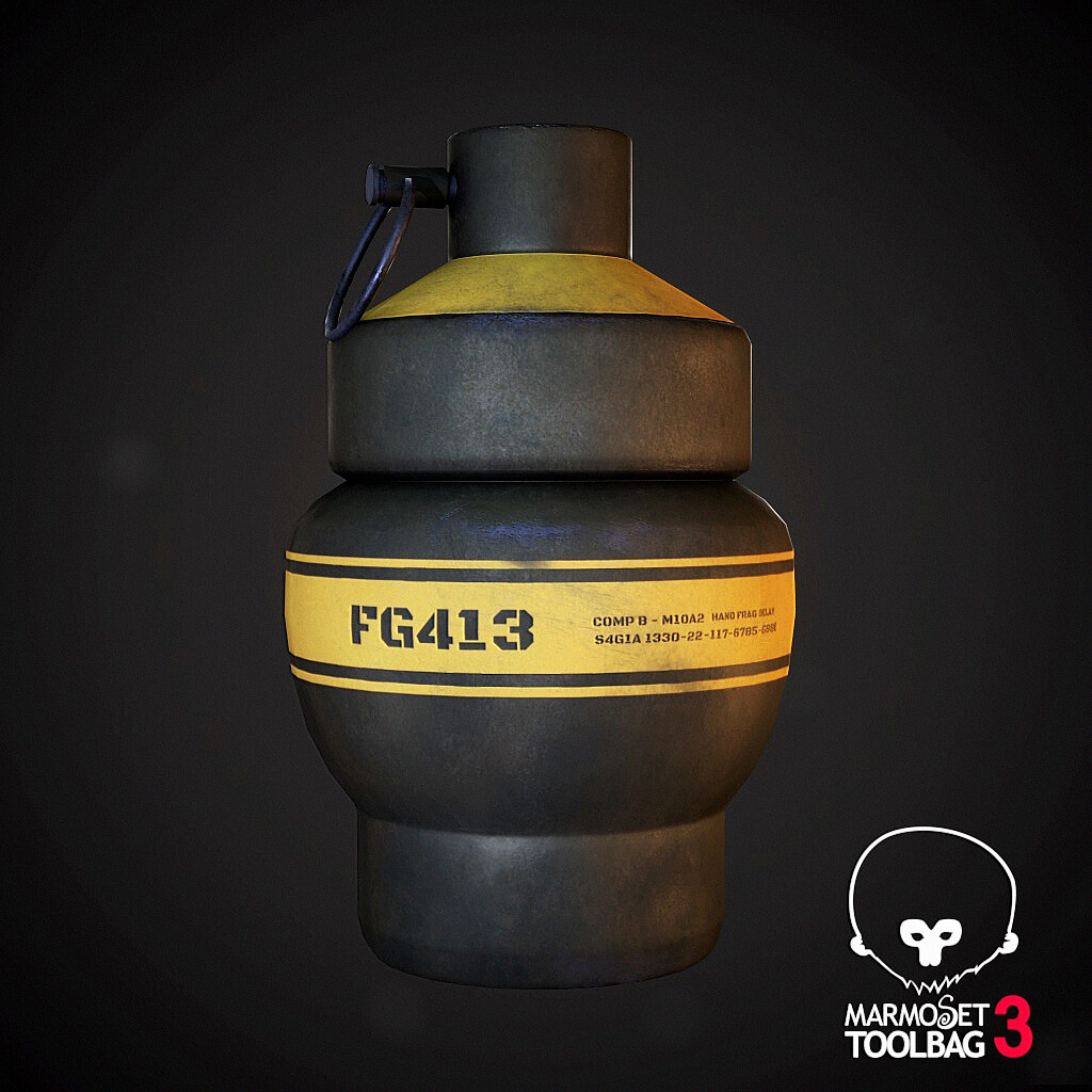 ArtStation - Fragmentation Grenade