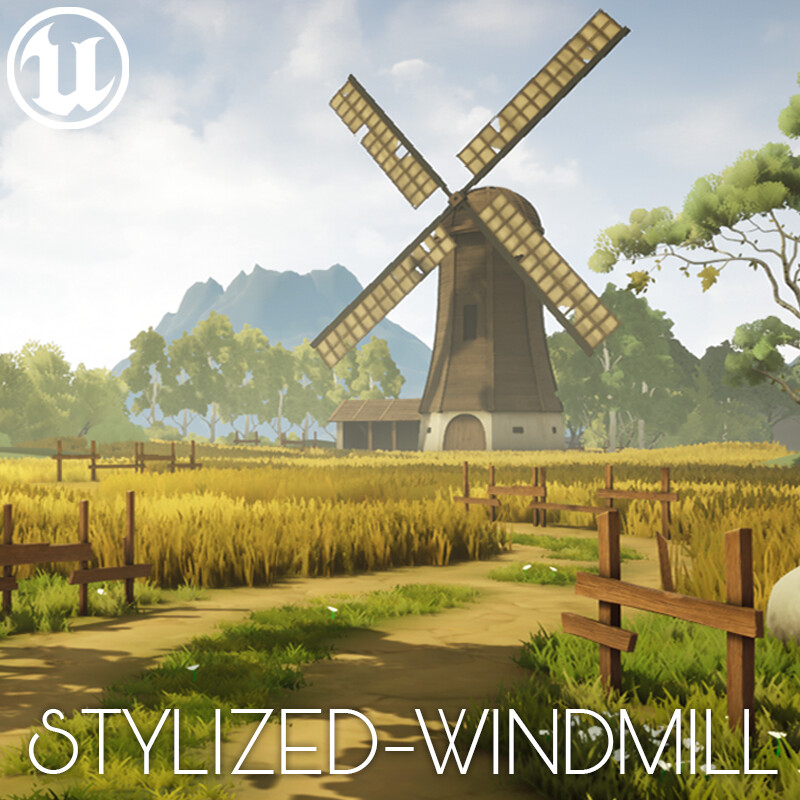 ArtStation - Stylized_Windmill