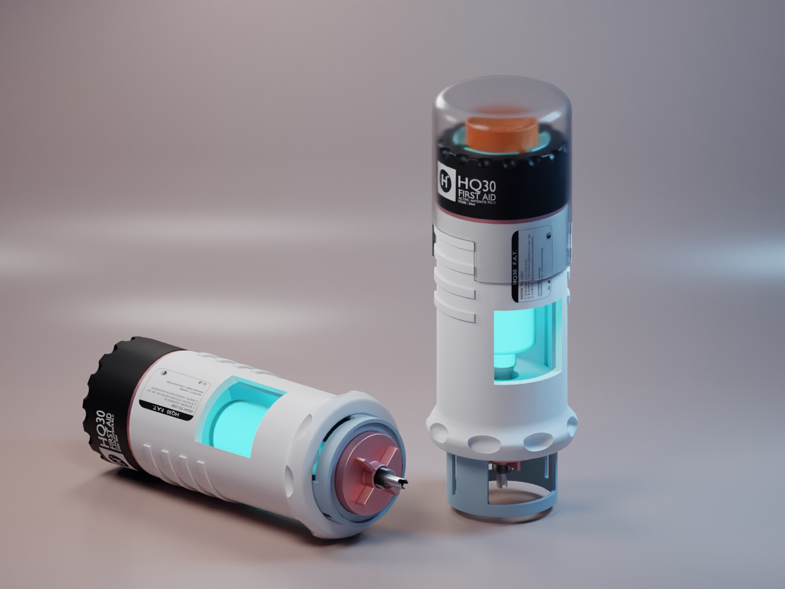 ArtStation - First Aid Injection tubes.