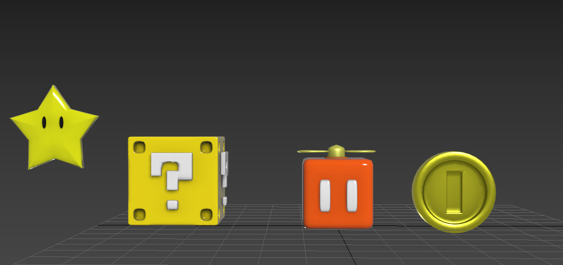 ArtStation - Mario bros - Props