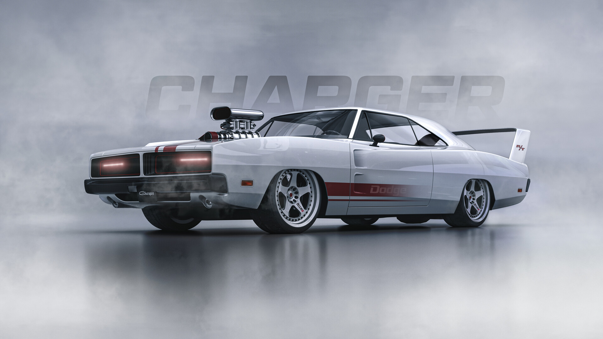 ArtStation - Dodge Charger Studio Render