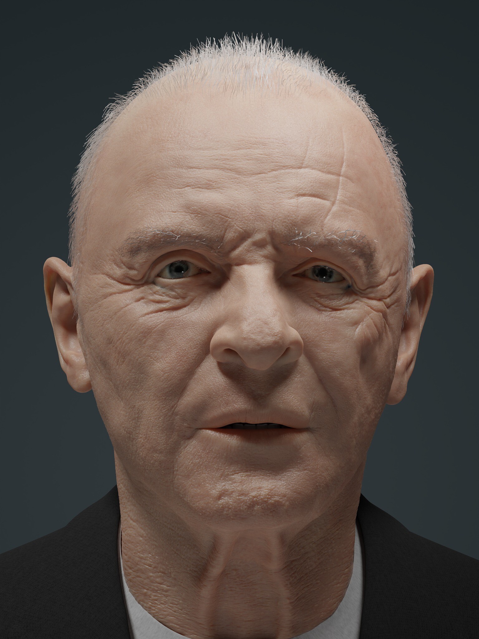 ArtStation - Anthony Hopkins potrait