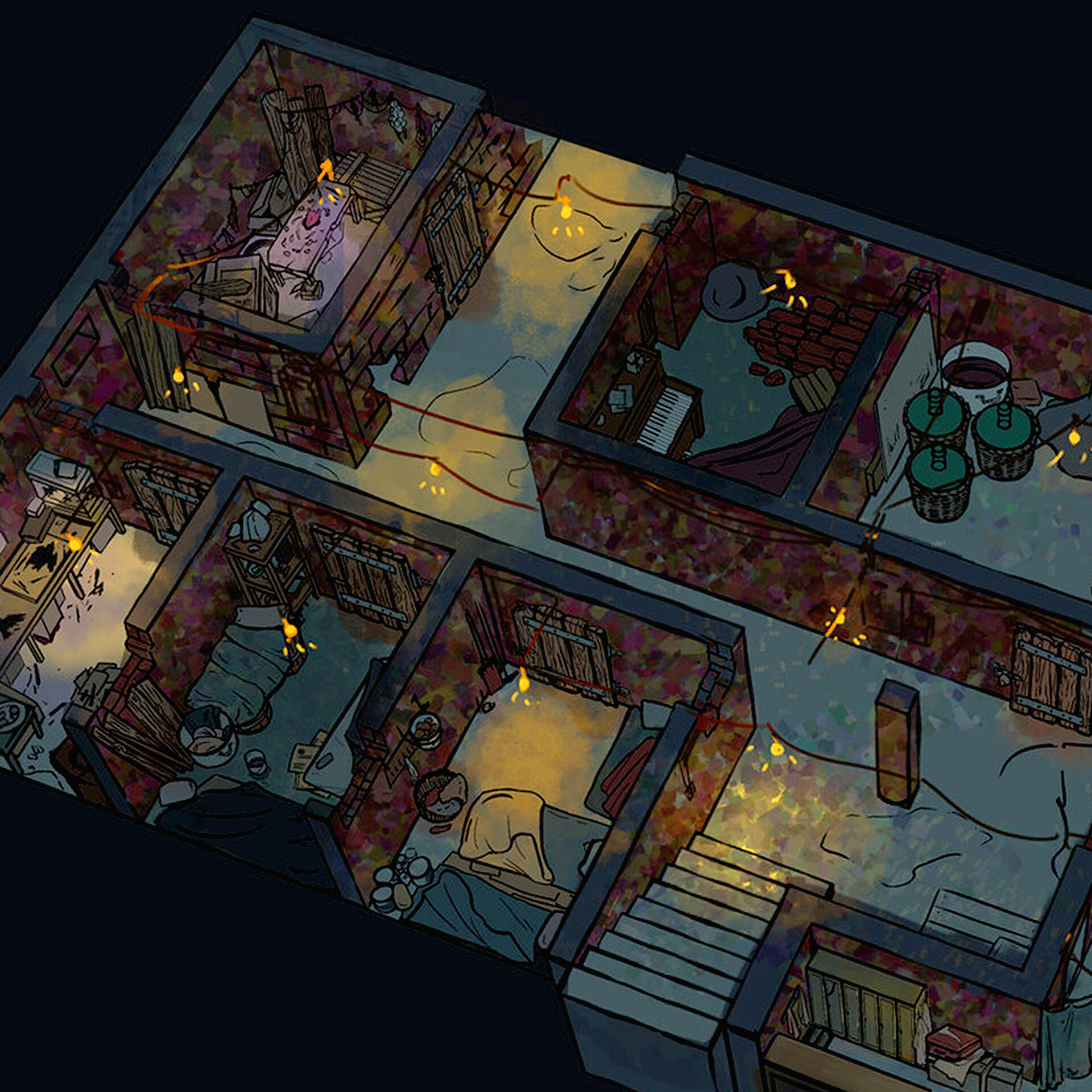 ArtStation - Old basement concept - Boston's Occult Tea