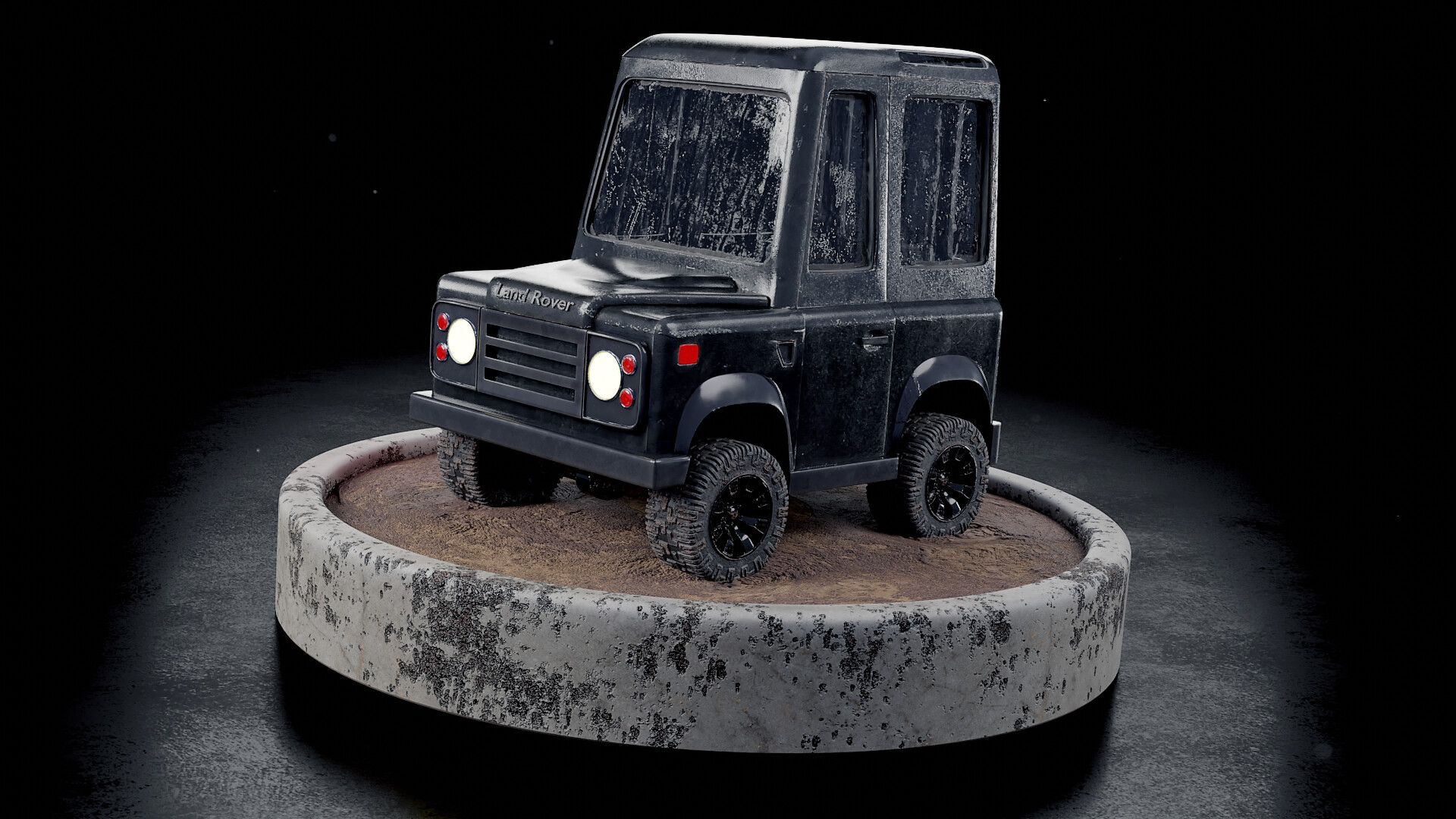 ArtStation - Land Rover Defender mini