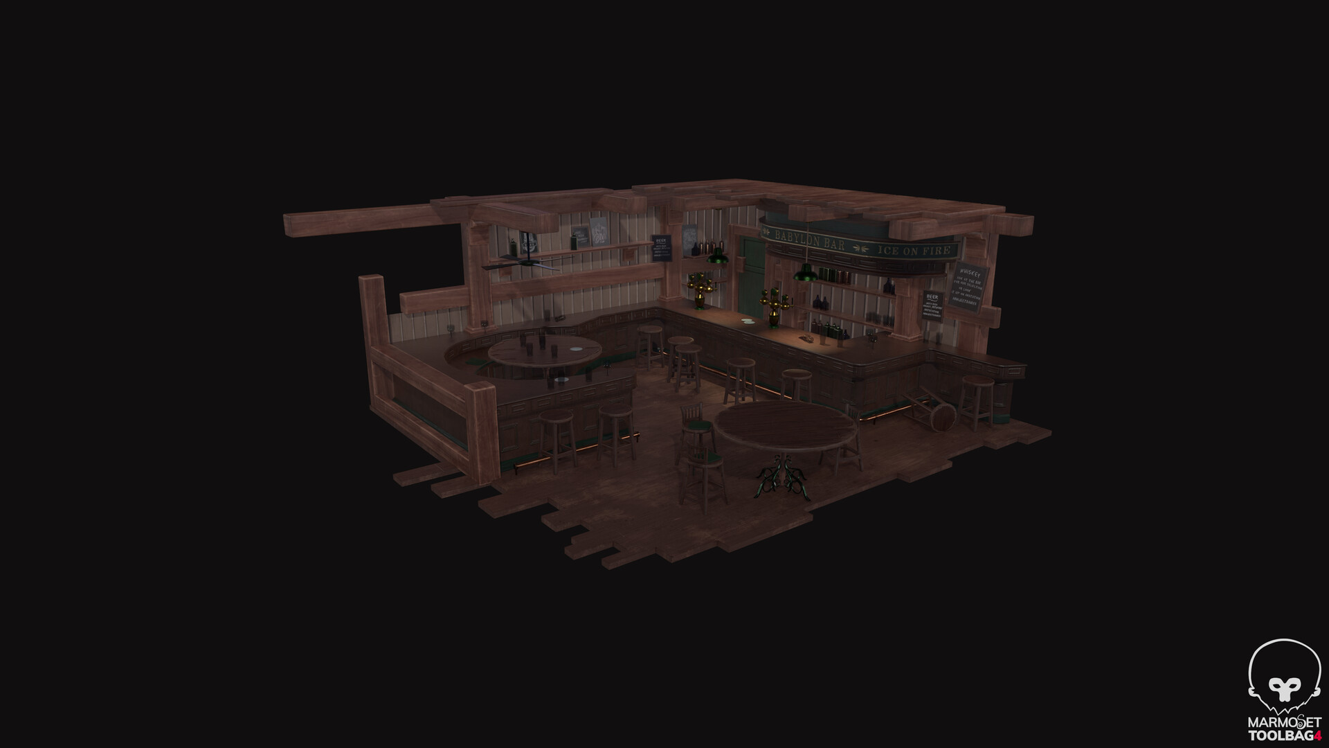 ArtStation - Bar_Diorama