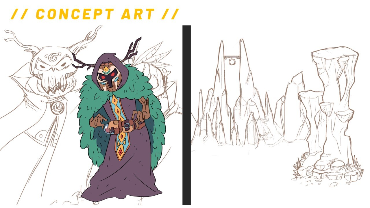 ArtStation - [2019] Concept Art // Beast Beat