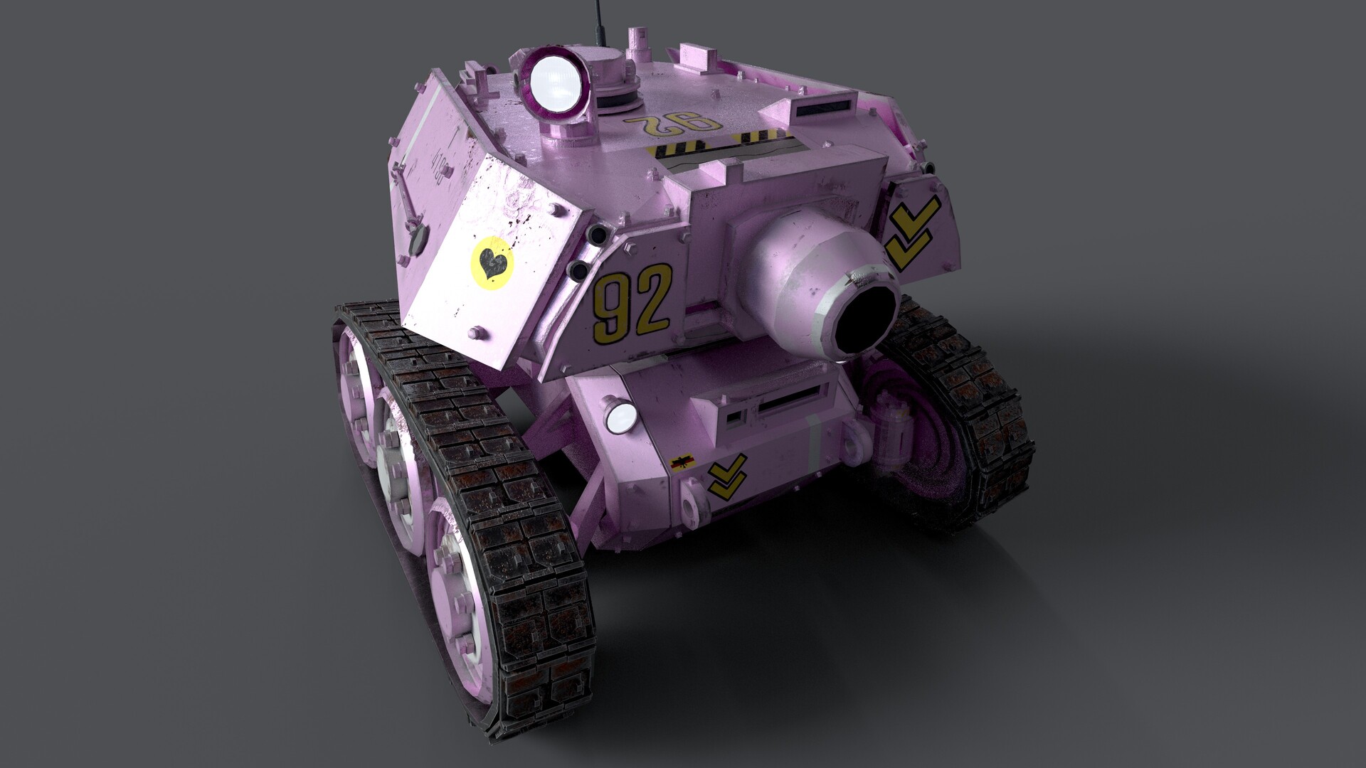ArtStation - Chibi Tank - DRACON-MK3