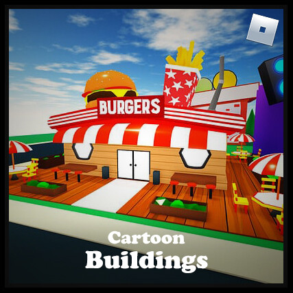 ArtStation - Funny Cartoon Map ( Buildings )