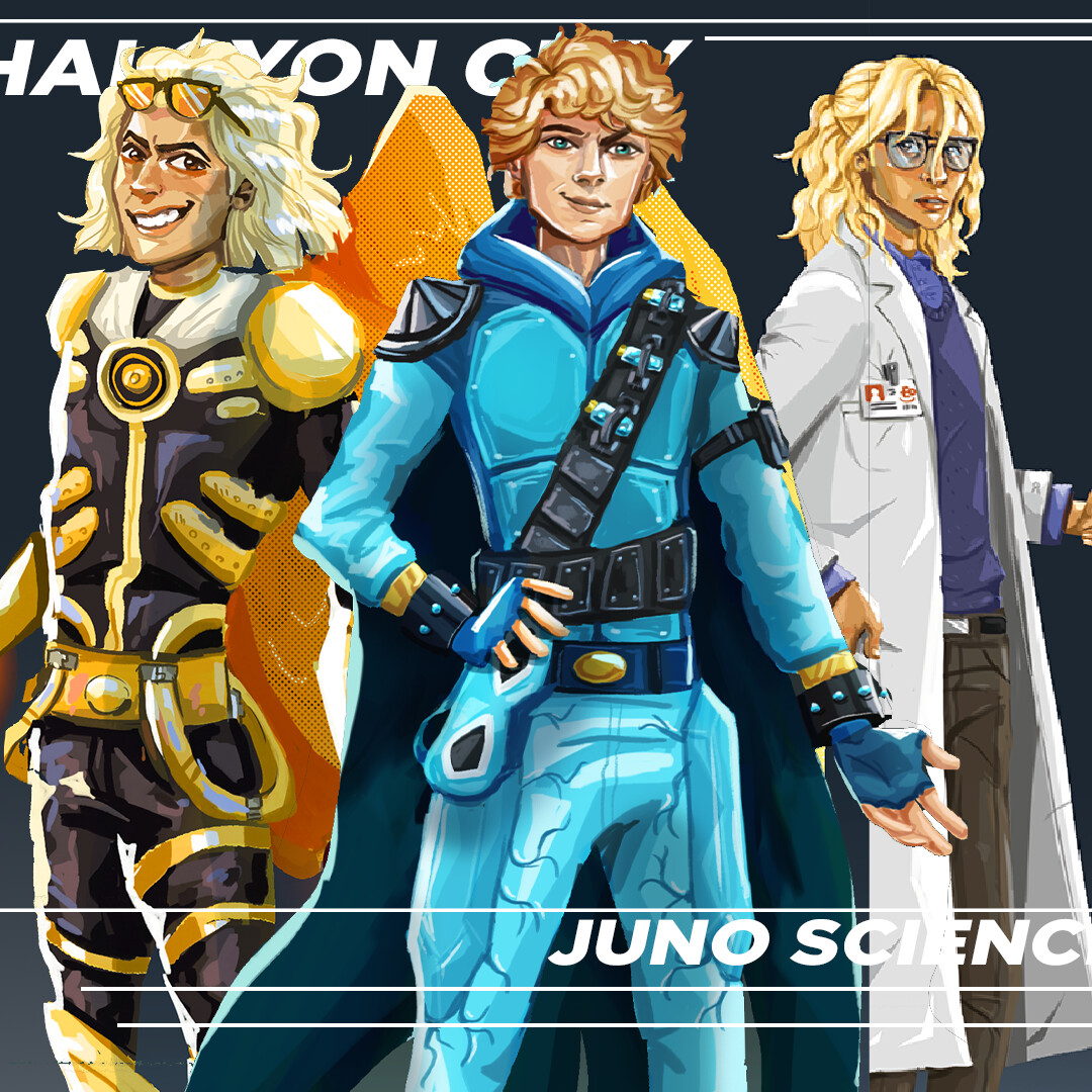ArtStation - Halcyon City Heroes | Character Art