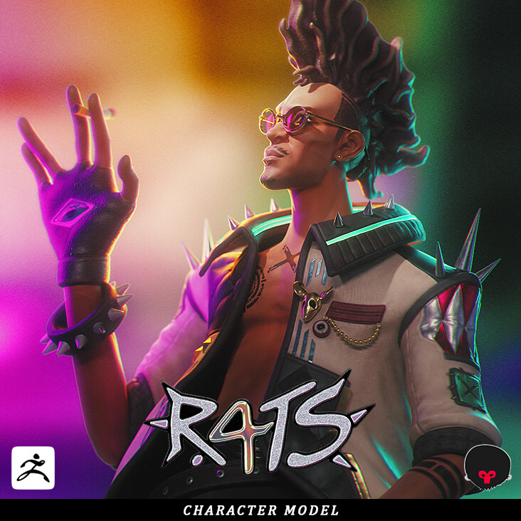 ArtStation - RATS - Punk Guitarist