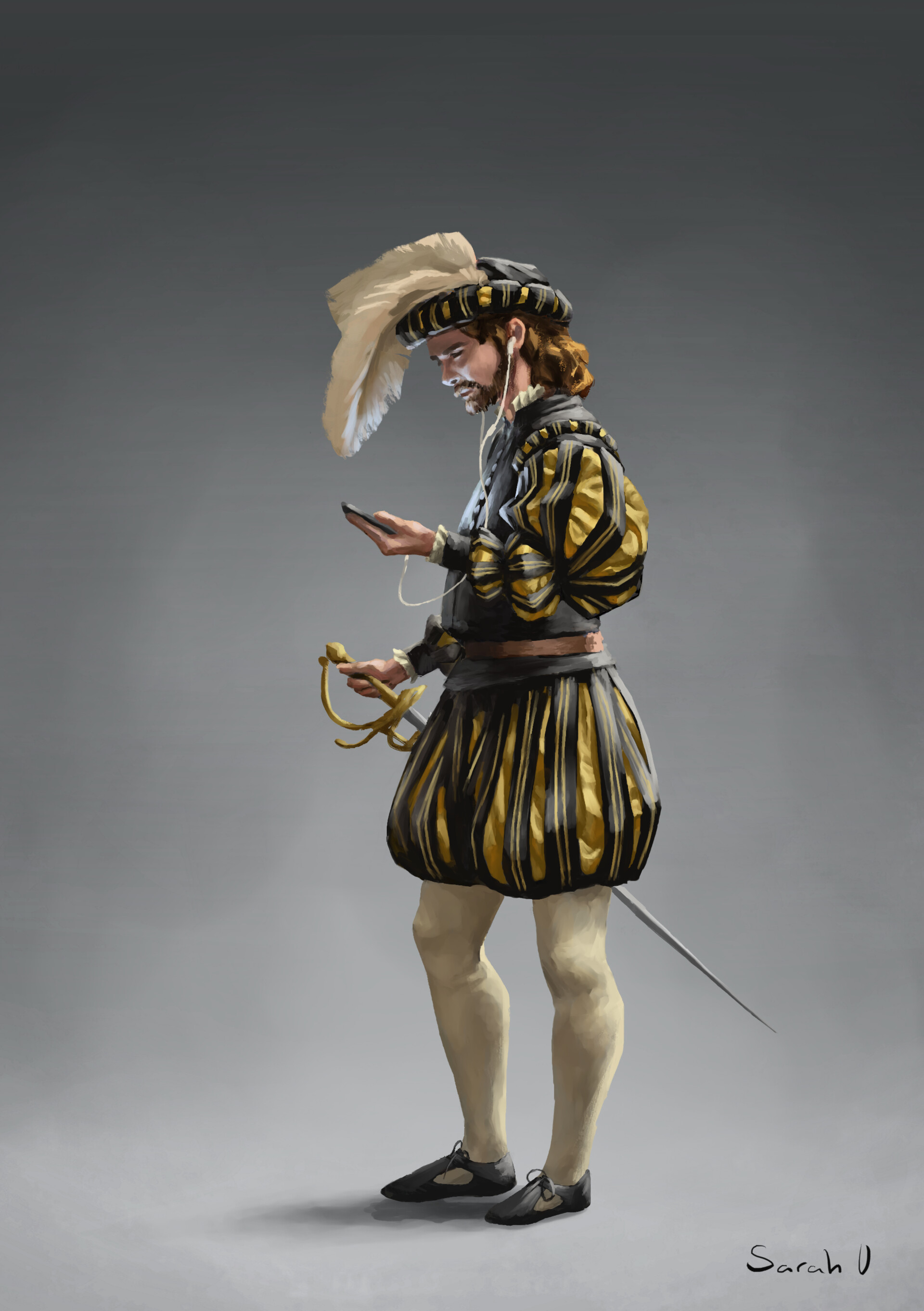 ArtStation - Checking your phone