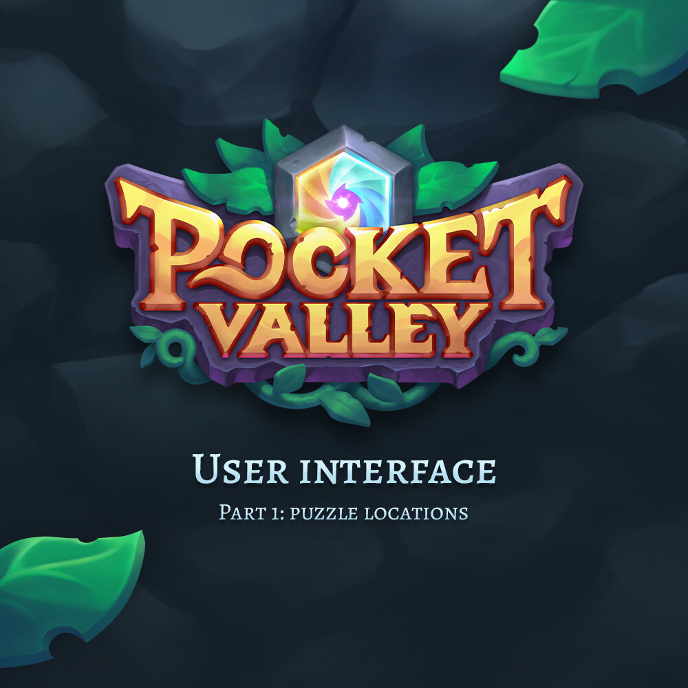 ArtStation - Pocket Valley - Cartoon Ux / UI for mobile game part 1