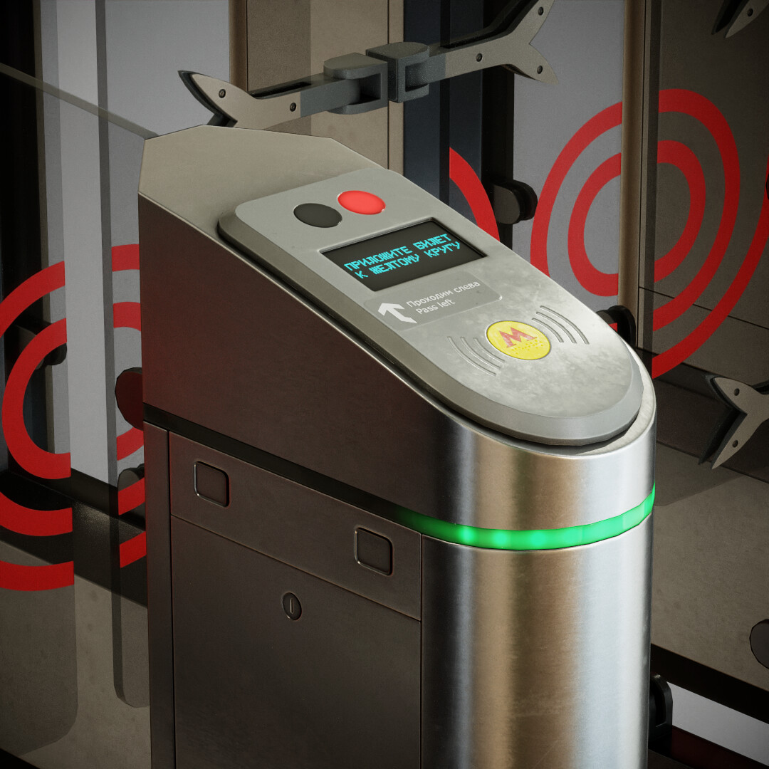 ArtStation - Turnstile metro