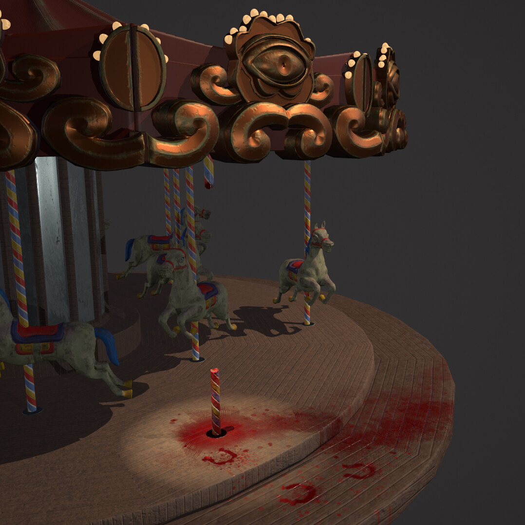 ArtStation - Achromatic Carousel