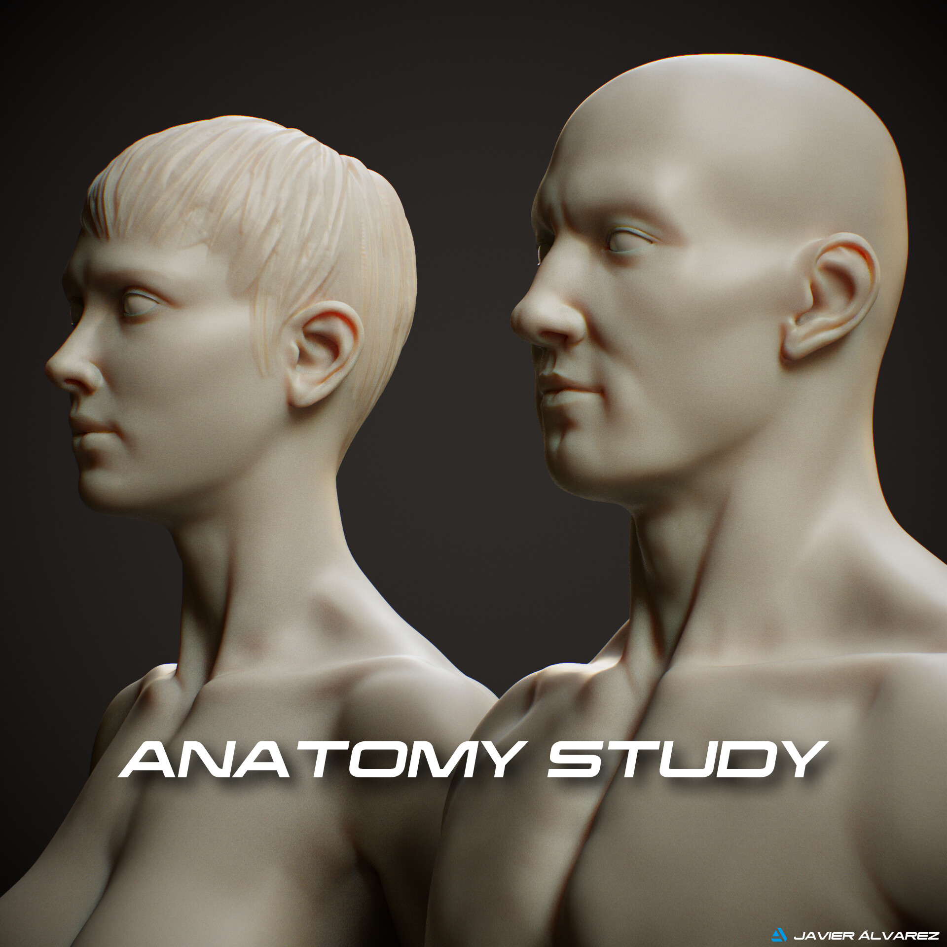 ArtStation - Human Anatomy Study - Real Time Ray Tracing