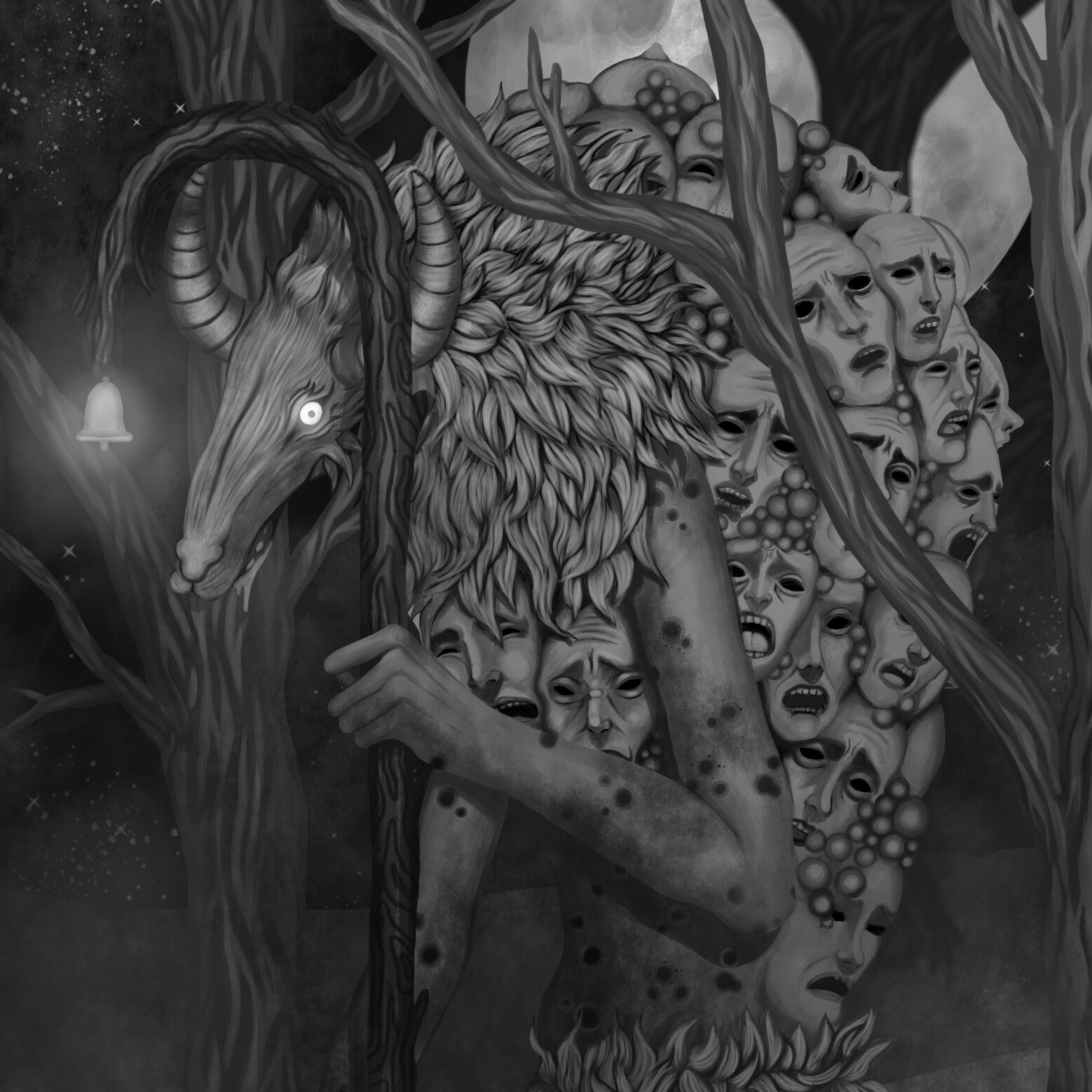 ArtStation - The many-faced creature