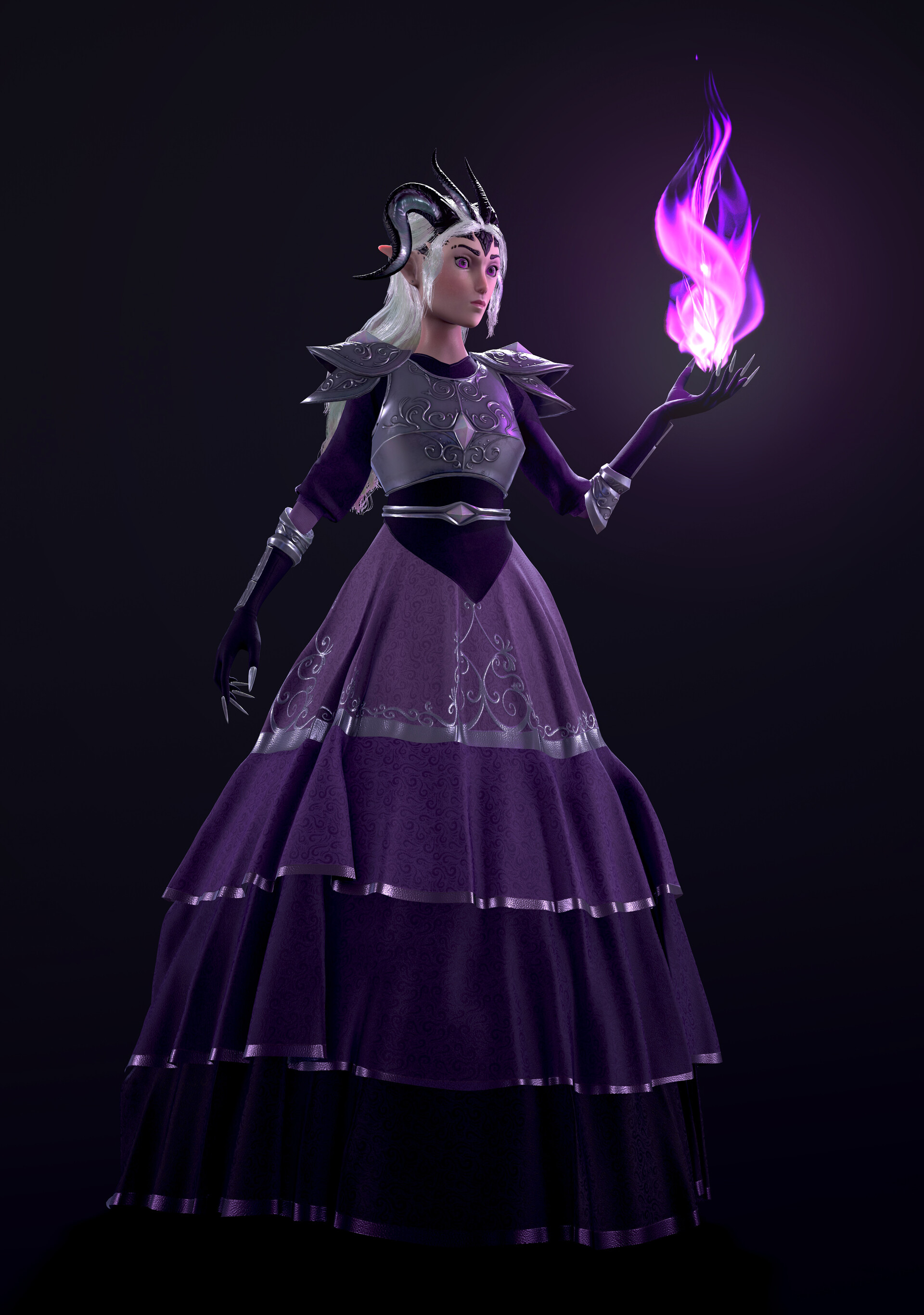 ArtStation - Violet Spellcaster
