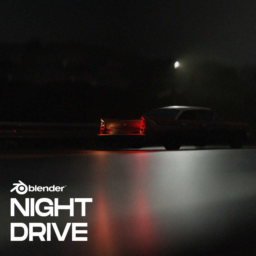 ArtStation - Night Drive Concept Art