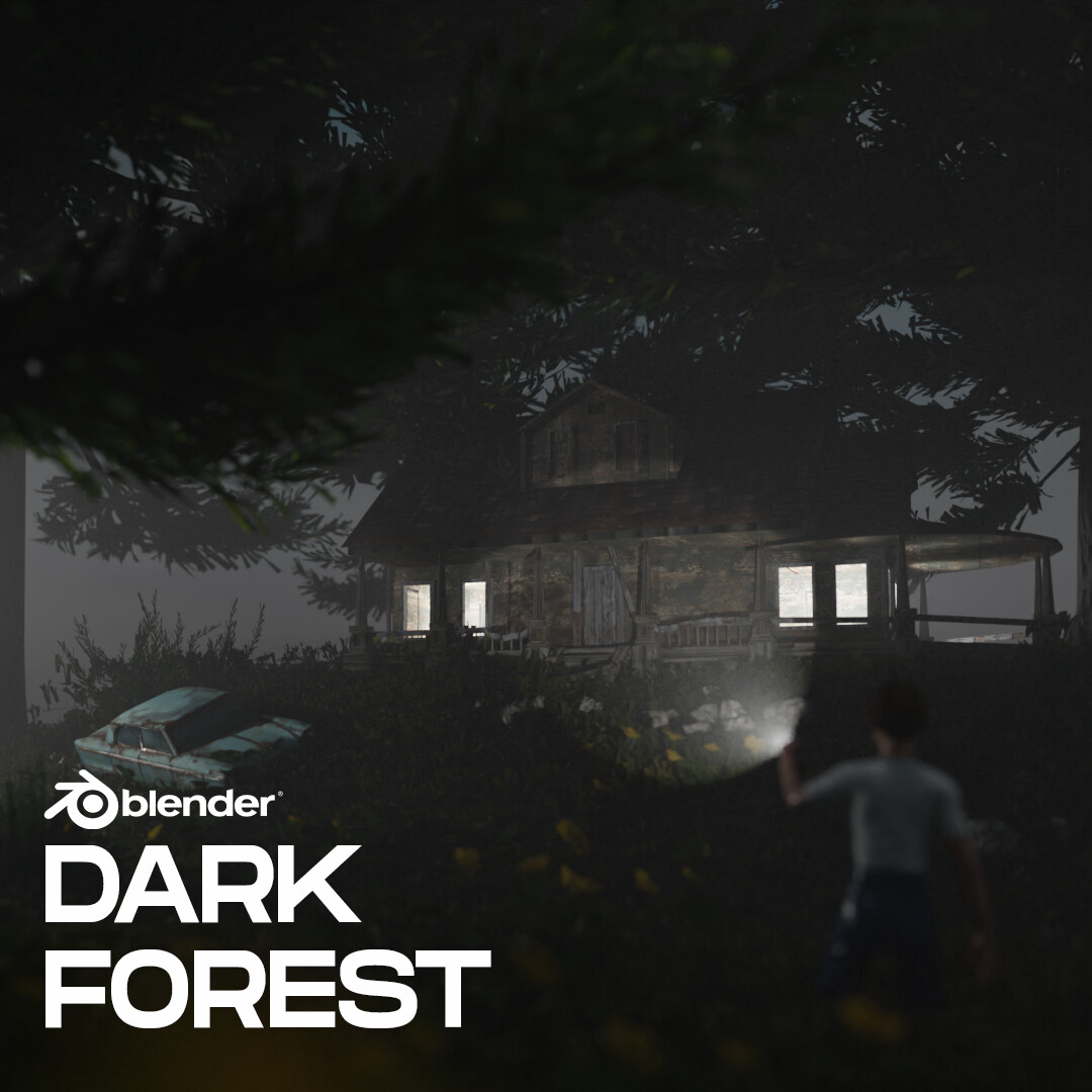 ArtStation - Dark Forest Concept Art