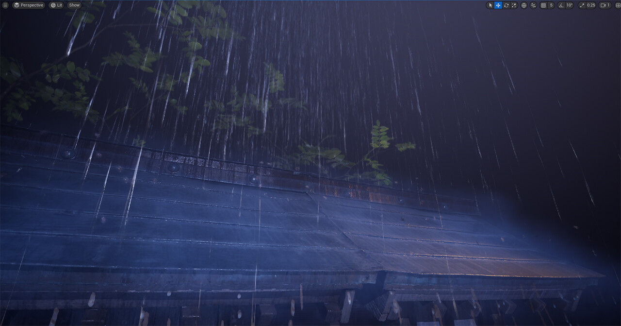 ArtStation - Heavy Rain in Unreal Engine 5